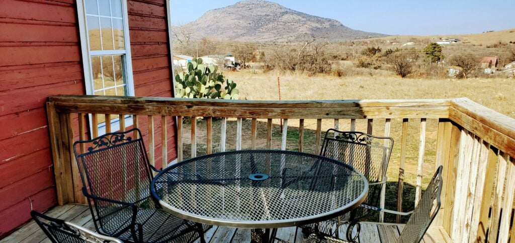 Uncover the Secret Red Cabin Retreat with Stunning Views